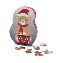 Tchibo - Kinder-Puzzle »Weihnachtsbär« - mehrfarbig