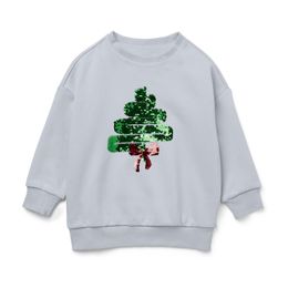Tchibo - Kinder-Sweatshirt - M&auml;dchen - Gr. 98/104 - hellblau