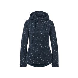 Tchibo - Softshelljacke - Damen - Gr. 36 - dunkelblau/print
