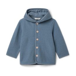 Tchibo - Kinder-Walkjacke mit Merinowolle - Baby - Gr. 74/80 - blau