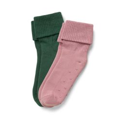 Tchibo - 2 Paar Stoppersocken - Damen - Gr. 39-42 - dunkelgrün