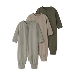 TWO SOON Schlafanzug Jungen Gr&ouml;&szlig;e 86 brokat / khaki / oliv