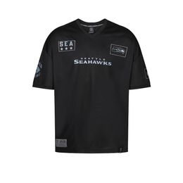 Recovered Shirt 'NFL Seahawks SEA 76 Oversized' female Black size L