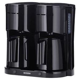 Severin KA9315 Kaffeemaschine schwarz, 2x 8 Tassen