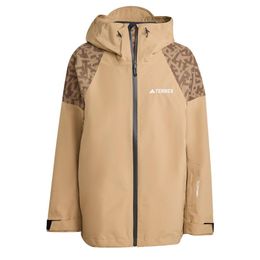 adidas terrex Outdoorjacke 'Xperior' Herren Größe M schoko / cappuccino / mokka