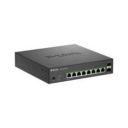 DLink DMS-1250-10SPL/E, Switch schwarz, 120W PoE Budget