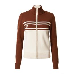 Bella X ABOUT YOU Strickjacke 'Janett' Damen Gr&ouml;&szlig;e XL creme / brokat