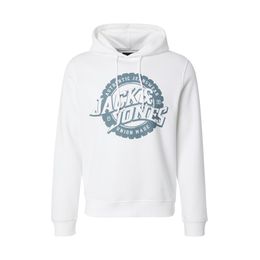 Jack & Jones Premium Sweatshirt 'JPRBLUBARON' Herren Gr&ouml;&szlig;e XS dunkelgr&uuml;n / wei&szlig;