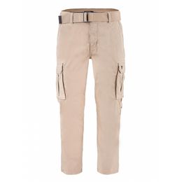 H.I.S. H.I.S Cargojeans ' Cotton Heritage (mit G&uuml;rtel) ' Herren Gr&ouml;&szlig;e 42 beige