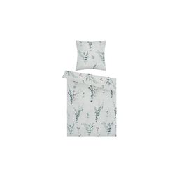 CS Schmal como Satin Bettwäsche Eucalyptus grün Maße (cm): B: 135 » Möbel Kraft