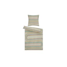 CS Schmal como Satin Bettwäsche Retro Curve mehrfarbig Maße (cm): B: 135 » Möbel Kraft