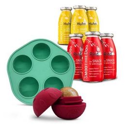 SmoothieDog Huhn 3x 250 ml + Rind 3x 250 ml + Schleckball