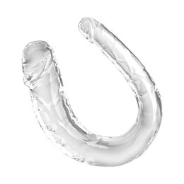 Pipedream King Cock Clear - Medium Double Trouble, 34 cm