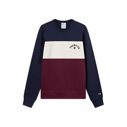 Champion Authentic Athletic Apparel Sweatshirt Herren Gr&ouml;&szlig;e L navy / weinrot / offwhite