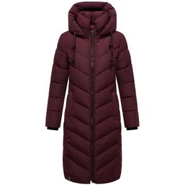 Navahoo Mantel 'Sahnekatzii XIV' Damen Gr&ouml;&szlig;e M bordeaux Wintermantel