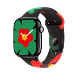 Apple Watch Series 10 (2024) GPS 46 mm - Aluminium Diamantschwarz - Sportarmband Schwarz