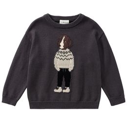 Topolino Jungen Strickpullover mit Hunde-Motiv