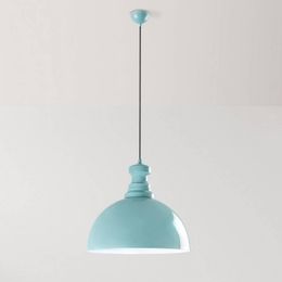Opviq Pendelleuchte Kure, türkis, Metall, Ø 40 cm E27