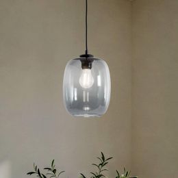 TK Lighting H&auml;ngeleuchte Elio, Glas, grafit, einflammig