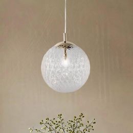 TK Lighting Pendelleuchte Cadix aus Glas, einflammig, Ø 30 cm