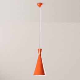 Opviq Hängeleuchte Tom, orange, Metall, Ø 19 cm, E27