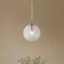 TK Lighting Pendelleuchte Cadix aus Glas, einflammig, Ø 21 cm