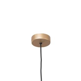 ARGON LED-Pendelleuchte Rulo, gold, Ø 3,2 cm, Stahl, 3000 K