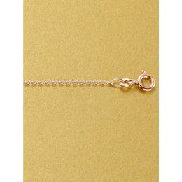 Gliederkette Lady, rosa (rosé), Halsketten, Damen, N-Groesse, Silber 925 (Sterlingsilber), L: 45