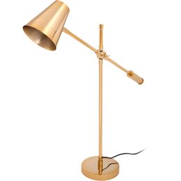 Kayoom Tischleuchte "Tischlampe Celeste 525", gold, 1, H: 74cm, 1 Stk., Leuchten, modern, hochwertig, justierbar, Schreibtischlampe