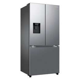 Samsung French Door, Energieeffizienz: E (A-G), silber (edelstahl), B:81,7cm H:177,6cm T:71,5cm, K&uuml;hlschr&auml;nke, Wasserspender mit Wassertank, Auto Ice Maker per Festwasseranschluss