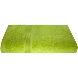 Duschtuch Dyckhoff "Siena", grün (apfel), B:70cm L:140cm, Frottier, Obermaterial: 100% Baumwolle, Handtücher, mit Bordüre