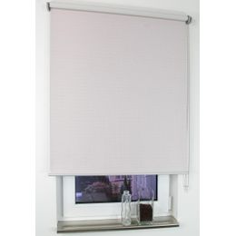 Seitenzugrollo Liedeco "Struktur" Gr. 1, beige (creme), B:62cm H:175cm, Polyester, Rollos, Uni, im Festmaß