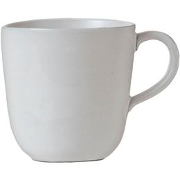 Tasse AIDA RAW "RAW", weiß (arctic weiß), H:8cm Ø:8,1cm, Steinzeug, Trinkgefäße, Kaffeetasse Kaffeebecher Tasse, 20 cl, 6-teilig