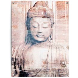 Poster Reinders "Buddha", braun (farbe bild(er): braun), B:60cm H:80cm T:0,1cm, Leinwand, Bilder