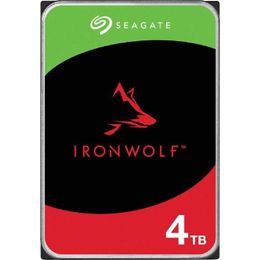 Seagate interne HDD-Festplatte "IronWolf 4TB", bunt (grün, schwarz, rot), 4 TB, Festplatten
