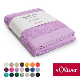 Duschtuch s.Oliver "s.Oliver, Premium Qualität, 600 gr/m², auch als Sets erhältlich", lila, B:70cm L:140cm, Walkfrottier, Baumwolle, Handtücher, große Farbauswahl, auch als Handtuch, Waschhandschuh, Gästetuch