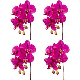 Kunstorchidee Creativ green "Orchidee Phalaenopsis", lila (orchidee), H:44cm, Kunstpflanzen, mit real-touch-Blüten