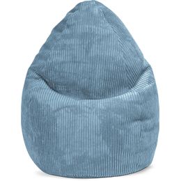 Sitzsack MAGMA HEIMTEX "BeanBag SHARA XL", blau (petrol), B:110cm, Bezug: 100% Polyester, Sitzsäcke