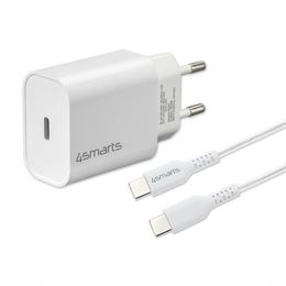 4smarts VoltPlug PD 20W Netzladegerät + USB-C auf USB-C Kabel