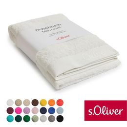 Duschtuch s.Oliver "s.Oliver, Premium Qualität, 600 gr/m², auch als Sets erhältlich", beige (ecru), B:70cm L:140cm, Walkfrottier, Baumwolle, Handtücher, große Farbauswahl, auch als Handtuch, Waschhandschuh, Gästetuch