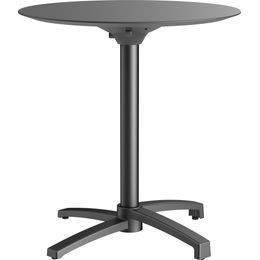 Untergestell Essentials "X Cross", schwarz, B:69cm H:72cm T:69cm, Aluminium, Untergestelle, Esstisch-Zubeh&ouml;r M&ouml;belfu&szlig;, niedrig