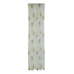 Vorhang HOMING "Adeon" Gr. 1, gelb (safran), B:140cm H:245cm, Polyester, Gardinen, Fertigschal Adeon