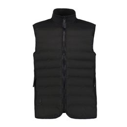 Steppweste Icepeak "H HYBRIDWESTE ALTAN", Herren, Gr. M, schwarz (basic schwarz), Obermaterial: 80% Polyester, 14% Viskose, 6% Elasthan. Futter: 100% Polyamid. Wattierung: 100% Polyester, Westen