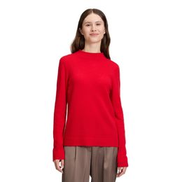 Strickpullover Betty Barclay "Damen Kaschmir-Pullover mit Stehkragen", Damen, Gr. 36, rot, Strick, Obermaterial: 100% Kaschmir., Basic, gerade lang, Pullover