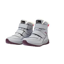 Winterboots Jack Wolfskin "POLAR BEAR-G TEXAPORE MID VC K", Damen, Gr. 30, rainstorm, Synthetik, Textil, Schuhe, Snowboots, Winterstiefel, Winterschuhe, wasserdicht & gefüttert