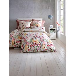 Bettwäsche HEINE HOME Gr. 1, bunt, B/L: 135cm x 200cm, Renforcé, B/L: 40cm x 80cm, 2, Renforcé, 100% Baumwolle, Bettwäsche