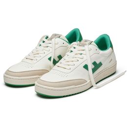Sneaker FLAMINGOS LIFE "STADION", Damen, Gr. 38, gr&uuml;n (emerald), Synthetik, Textil, Schuhe Sneaker, vegane Sneaker, Obermaterial aus 68% Maisresten