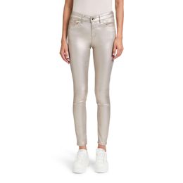Slim-fit-Jeans Cartoon "Damen Modern fit jeans Slim Fit", Damen, Gr. 42, Normalgrößen, grau (taupe denim), Obermaterial: 72% Viskose, 20% Polyamid, 4% Elasthan, 4% Polyurethan., slim fit, Jeans