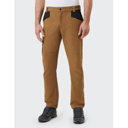 Cargohose Hot Sportswear, Herren, Gr. 50, N-Gr, braun (chocolate), Obermaterial: 91% Polyester, 9% Elasthan, Sportlich, Hosen