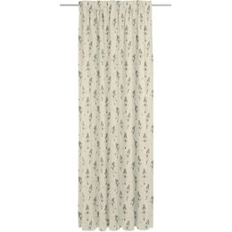 Vorhang Adam "Ballerina" Gr. 1, rosa (natur, rosa, schwarz), B:142cm H:145cm, Jacquard, Baumwolle, Gardinen, aus 100% Bio-Baumwolle